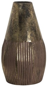 Zlatá dekorační váza s patinou Patt - Ø 22*38 cm