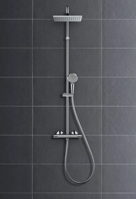 Hansgrohe Vernis Shape - Sprchový systém 230 1jet s termostatem, černá matná, HAN-26286670