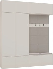 Předsíňová stěna Haga I 200 cm kašmír