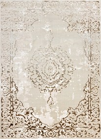 Dywany Łuszczów, Kusový koberec Allure 1961 cream/gold, 140x190, žlutá, kancelář