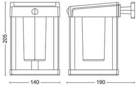 Philips - LED Solární nástěnné svítidlo se senzorem CAMILL LED/1,4W/3,7V IP44