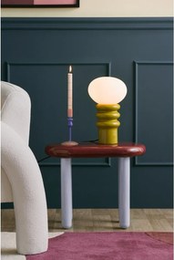 Khaki keramická stolní lampa (výška 33,5 cm) Catania Aro – Leitmotiv
