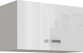 BIANCA sb | horní skříňka 60 GU-36 1F výklopná | 60 cm | světle šedá/bílá lesk