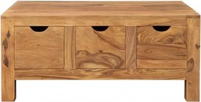Indický nábytek - Konferenční stolek Amba 90x40x60 z indického masivu palisandr Only stain