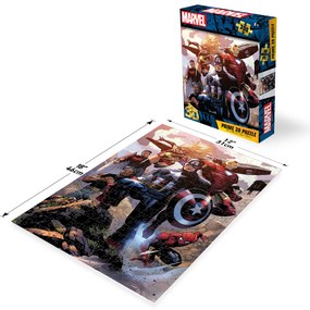 PRIME 3D PUZZLE - Marvel Avengers 300 dílků