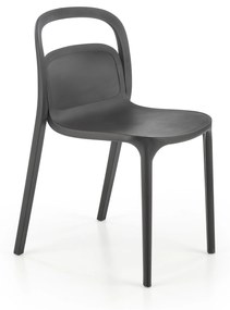 Stohovatelná zahradní židle K490 černá