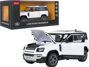 Model auta Land Rover Defender 90 1:24 RASTAR bílé