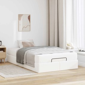 Rám postele s matrací Jiný 2 ks Bílá PVC 3399418