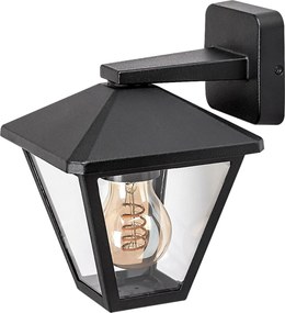 Rabalux Venkovní nástěnné svítidlo PARAVENTO max. 1x40W | E27 | IP44 - černá