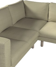 Potah na pohovku IKEA Norsborg rohová 4-místná barva béžová látka pletený vzor
