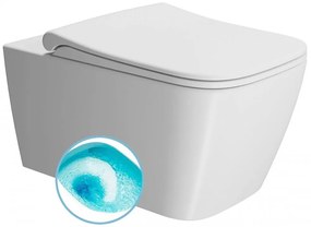 GSI NUBES závěsná WC mísa, Swirlflush, 35x55cm, bílá dual-mat 961509