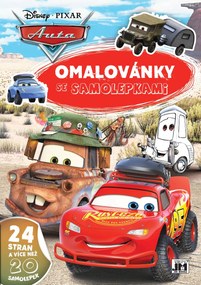 JIRI MODELS Omalovánky A4 se samolepkami Auta (Cars) 7