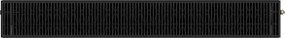 Mexen CC33, panelový radiátor 300 x 2200 mm, spodní středové připojení, 2936 W, černá, W6C33-030-220-70