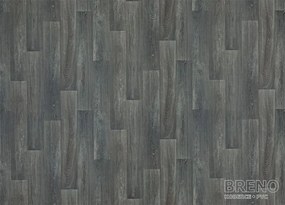 Breno PVC XTREME Pure Oak 946E – tmavě šedé dřevo, šíře 400 cm