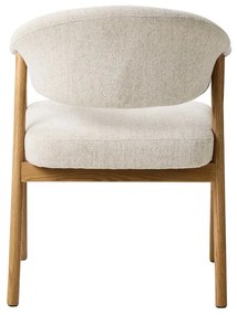 Designová jídelní židle Jacqueline přírodní dub