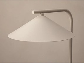 Krémová kovová stolní lampa (výška 42 cm) Nocte – Micadoni
