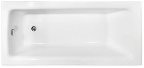 Besco Akrylátová obdélníková vana Talia 100x70 (110,120,130,140,150x70, 160,170x75) Barva: Bílá, Rozměry (cm): 130x70