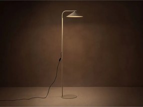 Krémová kovová stojací lampa (výška 160 cm) Nocte – Micadoni