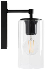 Toolight, nástěnné svítidlo 1xE27 APP1222-1W, černá matná, OSW-40030