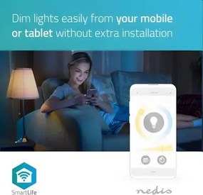 Nedis Smart LED žárovka GU10 / LED žárovka / GU10 / 330 lm / 4,5 W