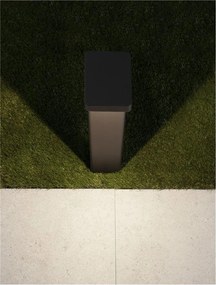 NV 9492770 Venkovní sloupkové svítidlo POET antracitový hliník a čiré sklo LED 8W 3000K 220-240V 94st. IP65 - NOVA LUCE
