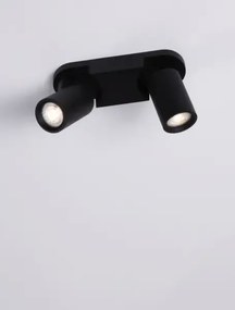 Minimalistické bodové svítidlo Esto 2 Černá
