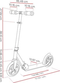Koloběžka Street Surfing Urban XPR Black Green