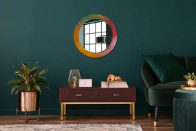 Kulaté dekorativní zrcadlo Hypnotická spirála fi 60 cm
