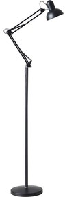 Flexibilní stojací lampa AURIQ 1xE27/60W/230V 184 cm černá