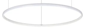 Ideal Lux - LED Lustr na lanku HULAHOOP LED/28W/230V 3000K pr. 61 cm CRI 90 bílá