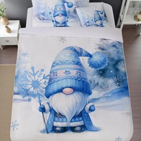 Povlečení DEPPA BLUE GNOM 3-dílná souprava 140x200 cm