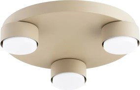 Brilagi - LED Stropní svítidlo MONO 3xGX53/12W/230V pr. 30 cm béžová