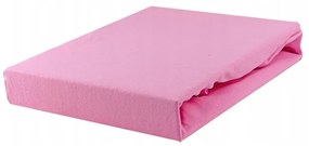Dětské prostěradlo PRIMA na matraci 180x80 cm, jersey, růžová