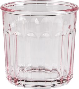 BARETTO Sklenice na vodu 380 ml - růžová