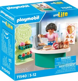 Set figurek a příslušenství playmobil 71540 stánek s cukrovinkami