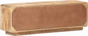 TV stolek 120 x 30 x 40 cm hrubé mangovníkové dřevo 320460