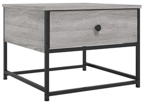 Konferenční stolek šedý sonoma 51 x 51 x 40 cm kompozitní dřevo - Default Title