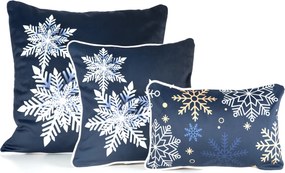 VÁNOČNÍ DEKORAČNÍ POVLAK NA POLŠTÁŘ CAROL02 60X60 CM VZOROVANÝ