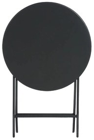Hesperide skládací kulatý kovový zahradní stůl Greensboro 60x71cm grafitový