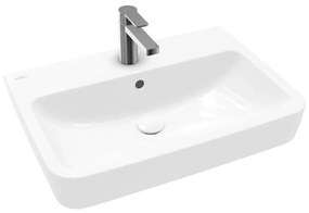Villeroy & Boch O.novo - Umyvadlo na desku, 65x46 cm, s přepadem, otvor pro baterii, alpská bílá 4A41KG01