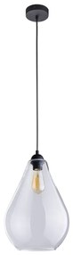 TK LIGHTING Lustr - FUENTE 4320, Ø 24 cm, 230V/15W/1xE27, čirá/černá