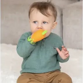 Infantino Kousátko silikonové Handy Dandy / od narození
