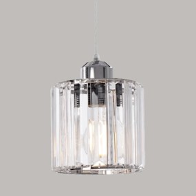 Toolight - Stropní křišťálové svítidlo 1xE27 60W APP508-1CP, chromová, OSW-08549