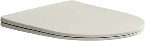 Sapho Paco - WC sedátko Slim, Soft Close, Easy Take, ivory PCS1012BE