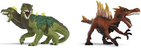 Schleich schleich ohnivý dinosaurus proti ještěrovi z džungle 70834