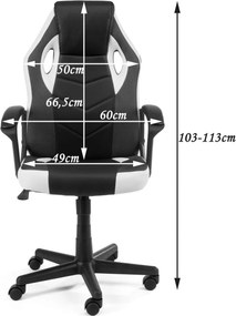 Herní židle F4G FG-19, červená