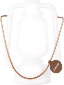 Stolní lampa bílá efekt plamene 22 cm - Storm Mini