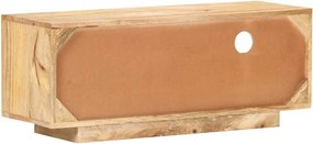 TV stolek 92 x 30 x 35 cm masivní mangovníkové dřevo 320466