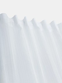 Sinsay - Záclona na řasící pásce s lesklou lurexovou nití - bílá