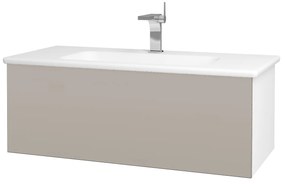 Dřevojas Koupelnová skříň VARIANTE SZZ 100 (umyvadlo Euphoria) Varianta: N01 Bílá lesk / D20 Galaxy